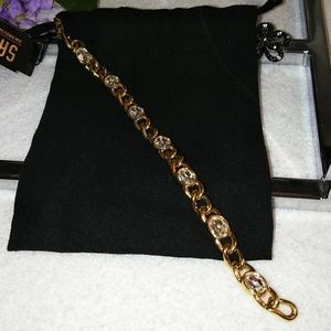 Swarovski | Jewelry | Vintage Swarovski Stamped Crystal Bracelet | Poshmark